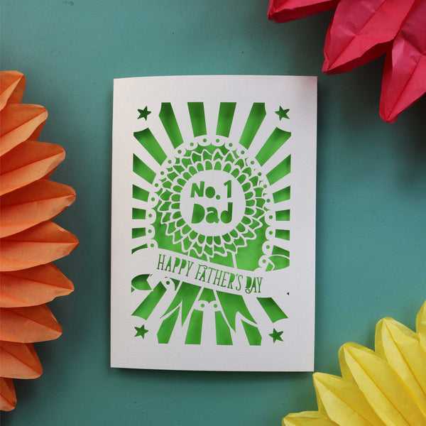 Number 1 Dad Father's Day Card | Pogofandango